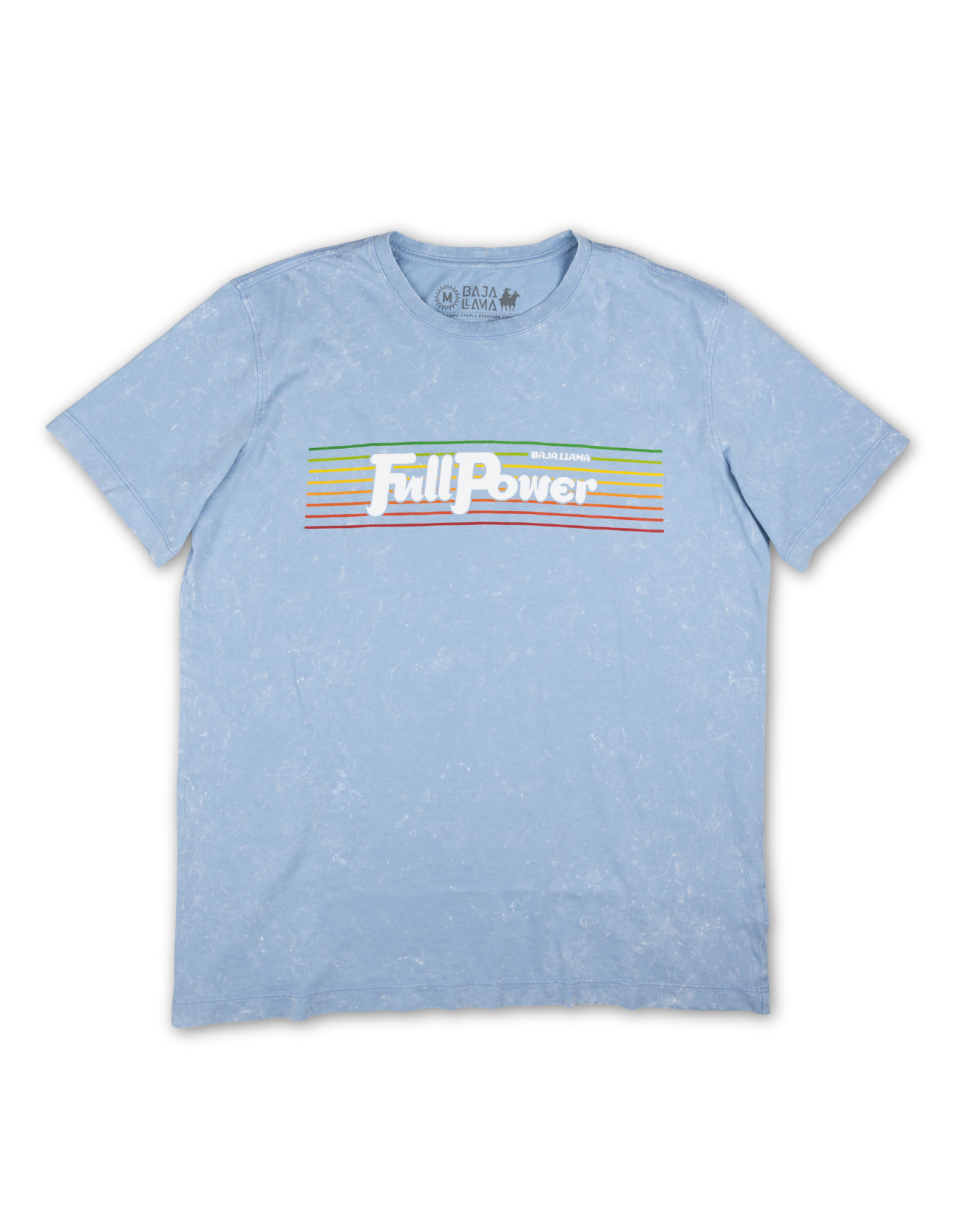 Full Power Blue Tie Dye Graphic T-Shirt – Bajallama